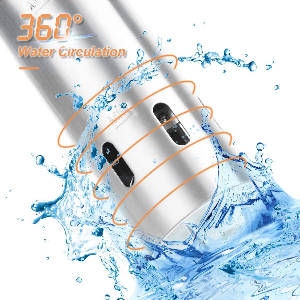 Vpcok Direct Sous Vide Cooker Accurate Immersion Cooker Control ...